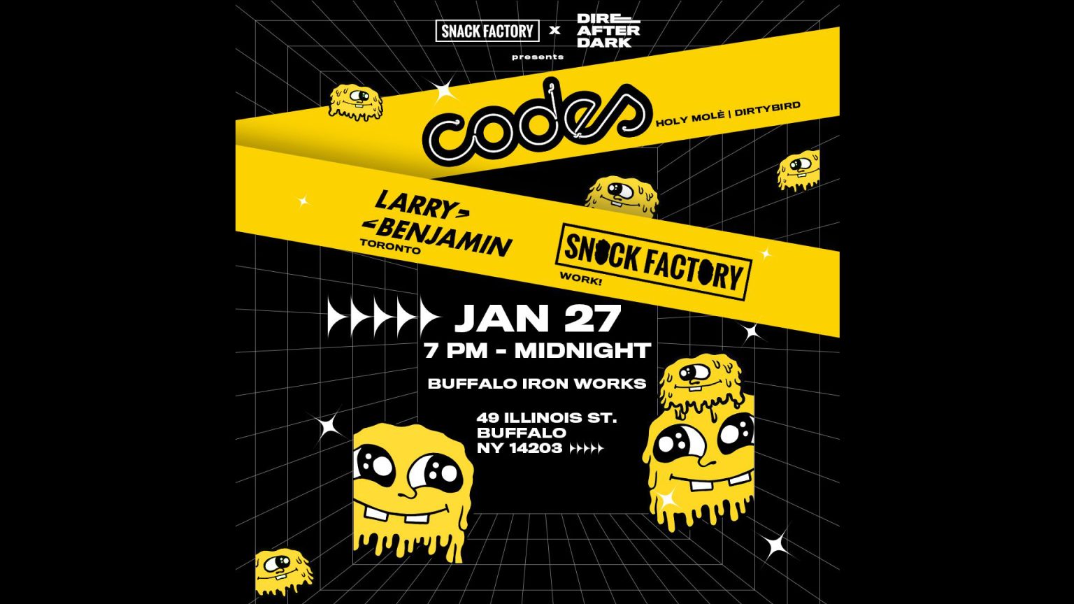 CODES, LARRY BENJAMIN W/ SNACK FACTORY - Born Buffalo